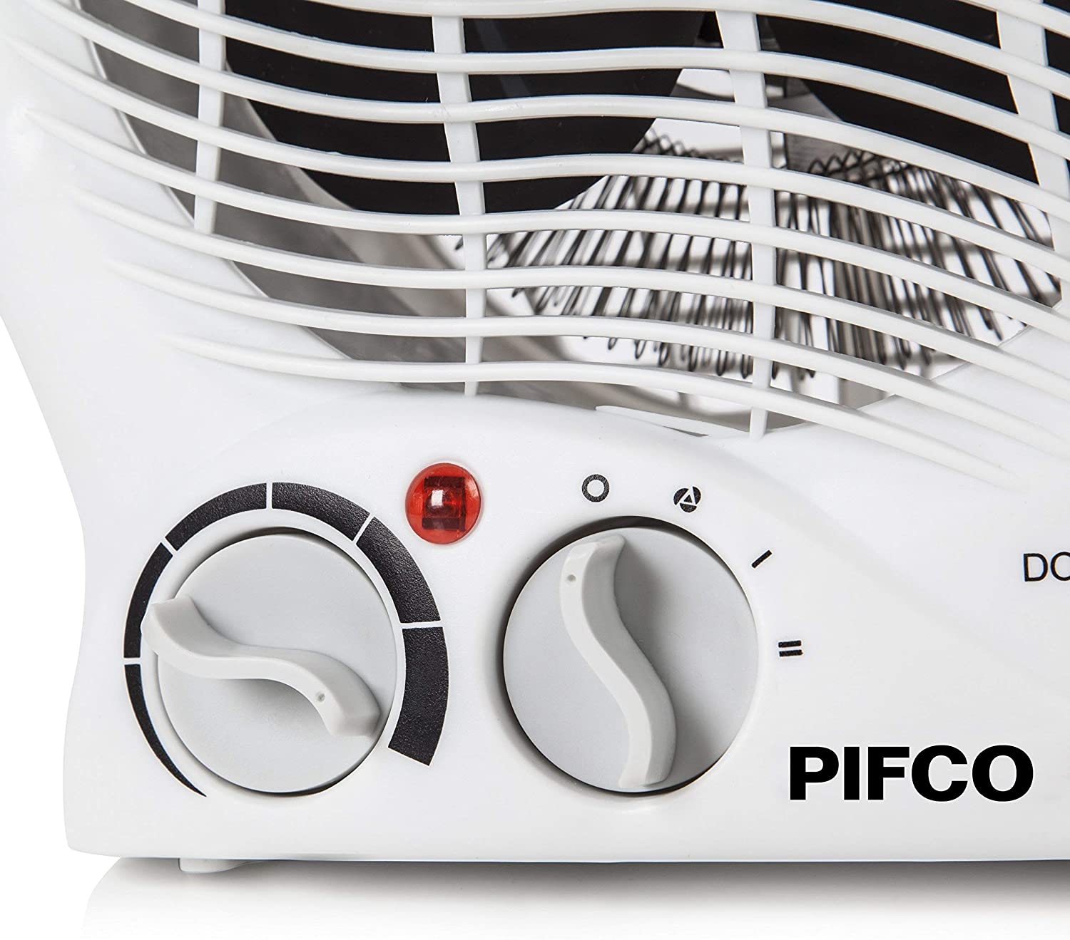Pifco Upright Portable Fan Heater and Air Cooler, Adjustable Thermostat ...