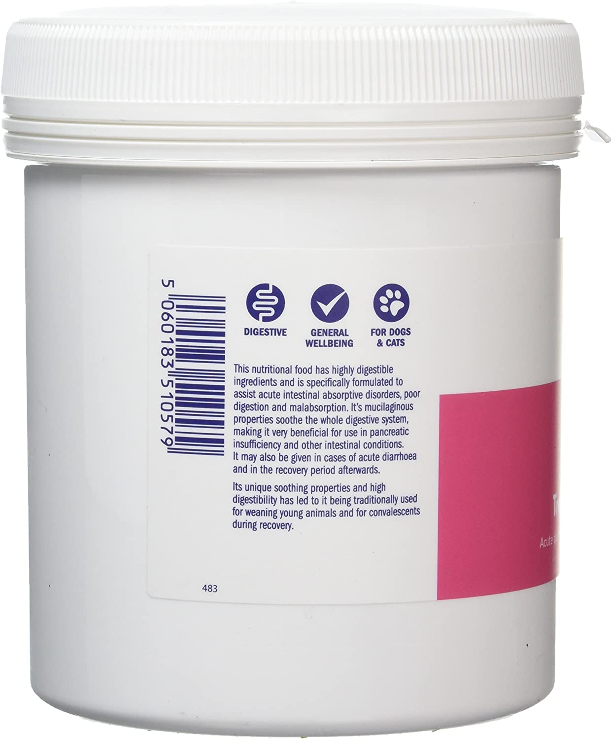 Dorwest Tree Barks Powder for Dogs and Cats, 200g, Slippery Elm Powder ...