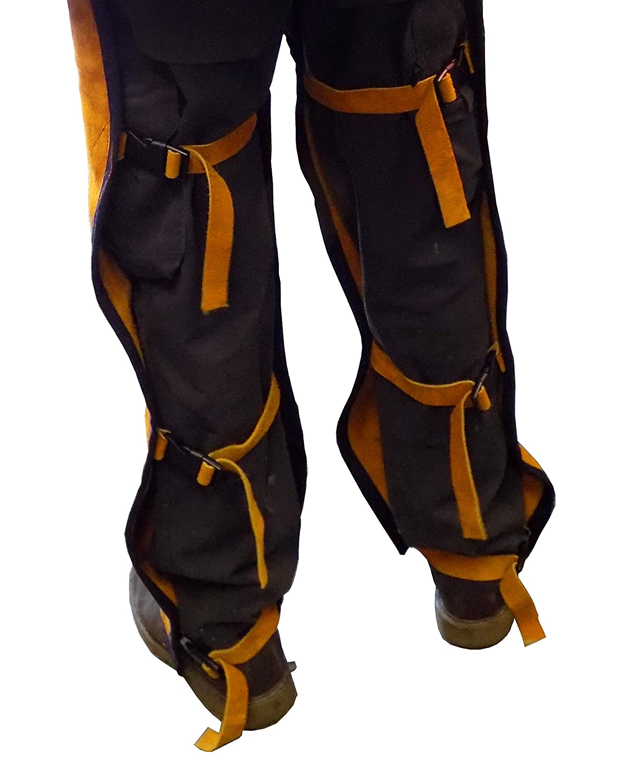 TUSKER INDUSTRIAL SAFETY Welding Chaps, Leather, Heavy Duty, Fire ...