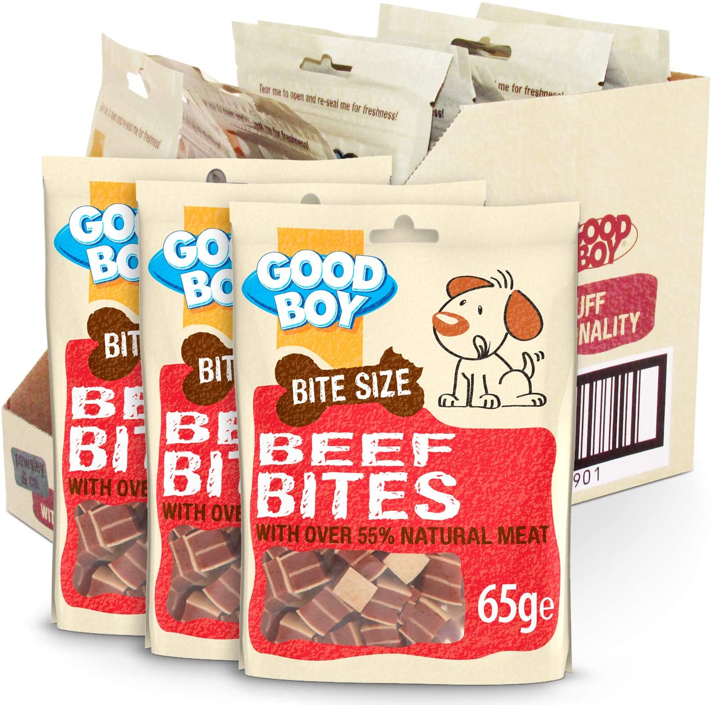 Good Boy – Bitesize Beef Bites – Dog Training Treats – Made with Over ...