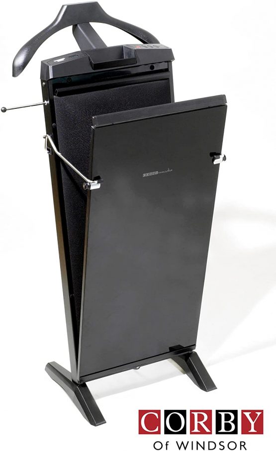 Corby Executive Black Trouser Press, High Gloss Finish – BigaMart