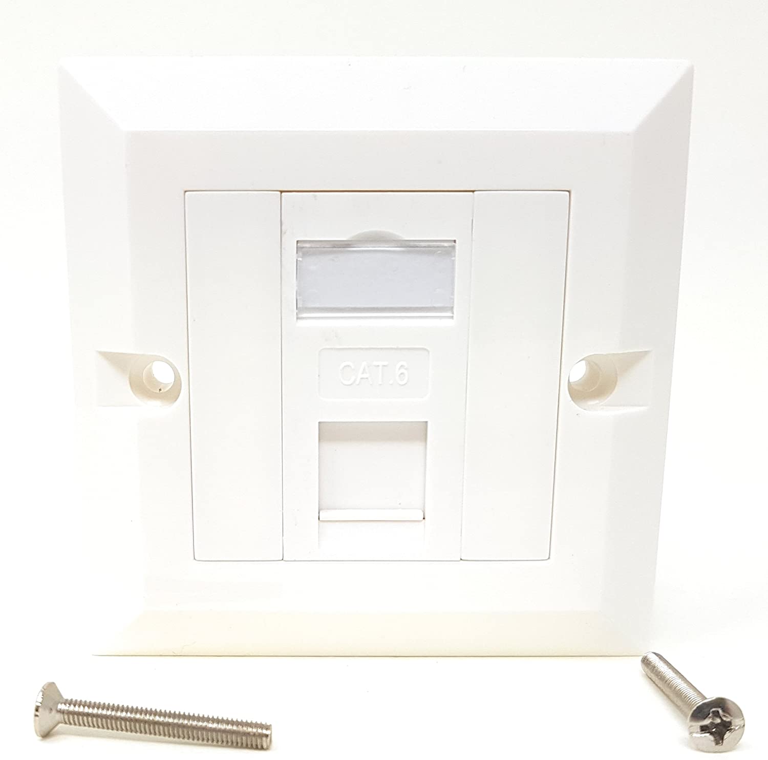 Maincore Single RJ45 / Cat6 / Face Plate/Faceplate Wall Socket Network ...