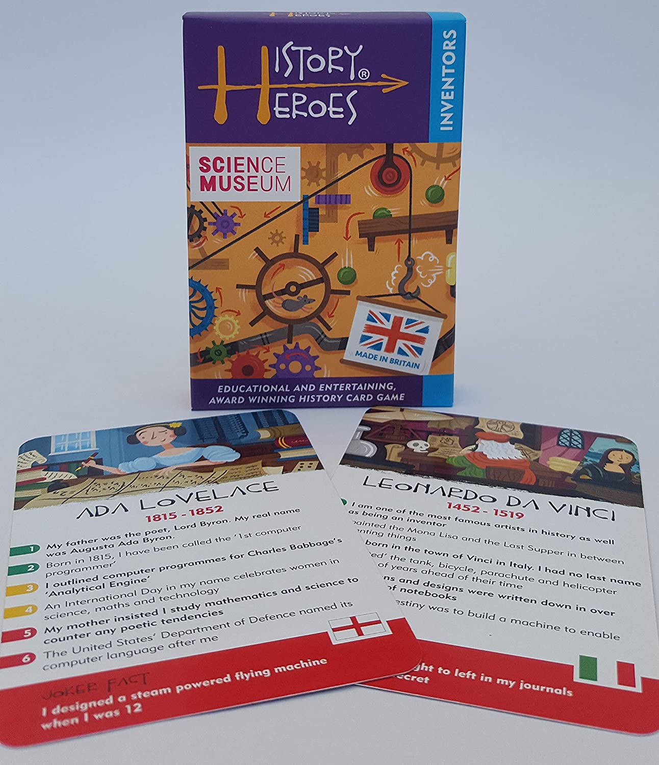 History Heroes: INVENTORS,a family card game about great inventors in ...