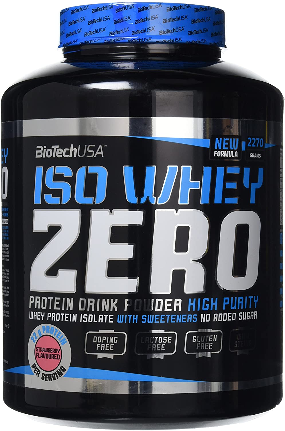 BioTechUSA Iso Whey Zero Premium Whey Protein Isolate with Native Whey ...