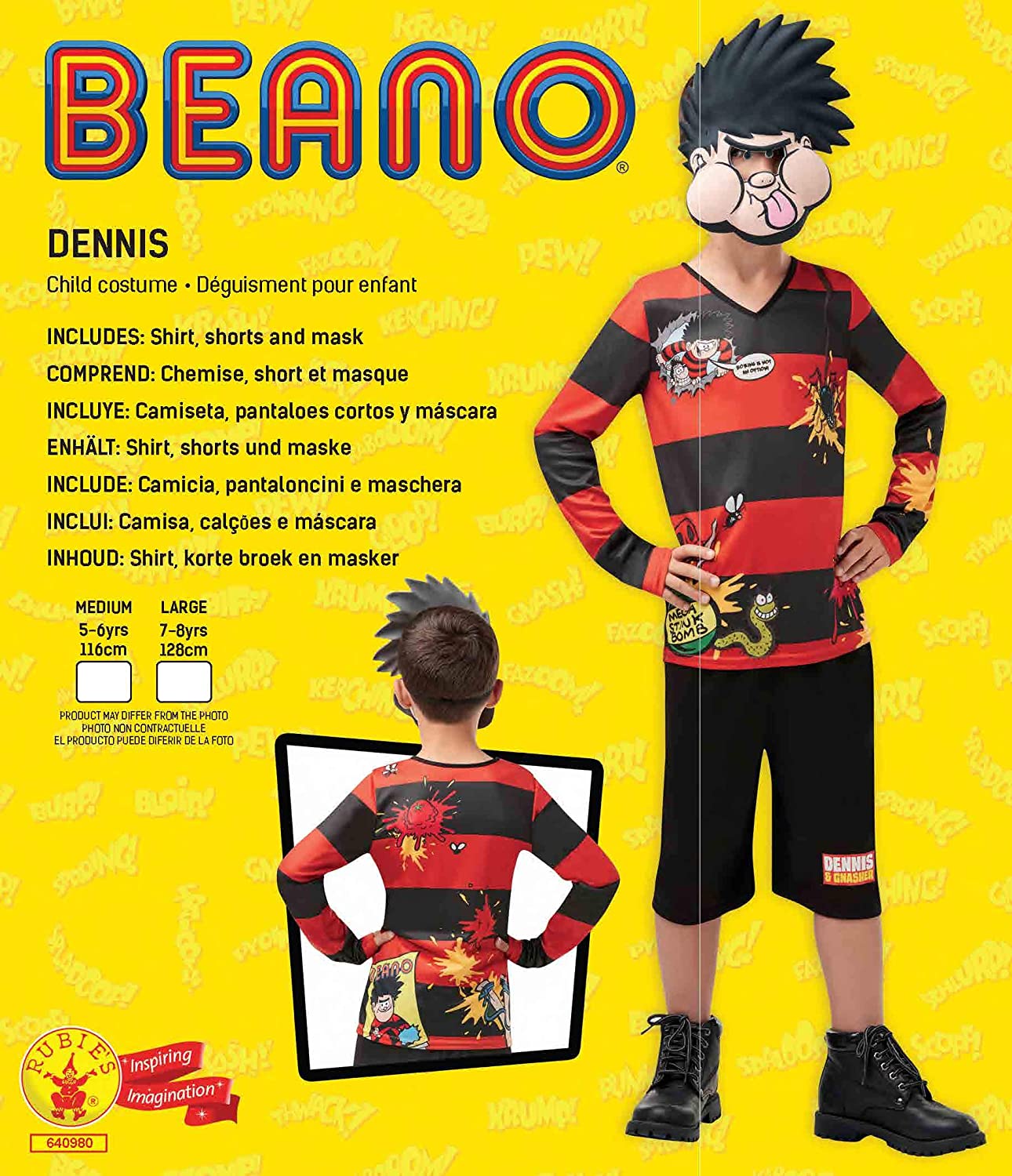 Rubie’s Official Dennis The Menace, Child Costume, Book Week Character ...