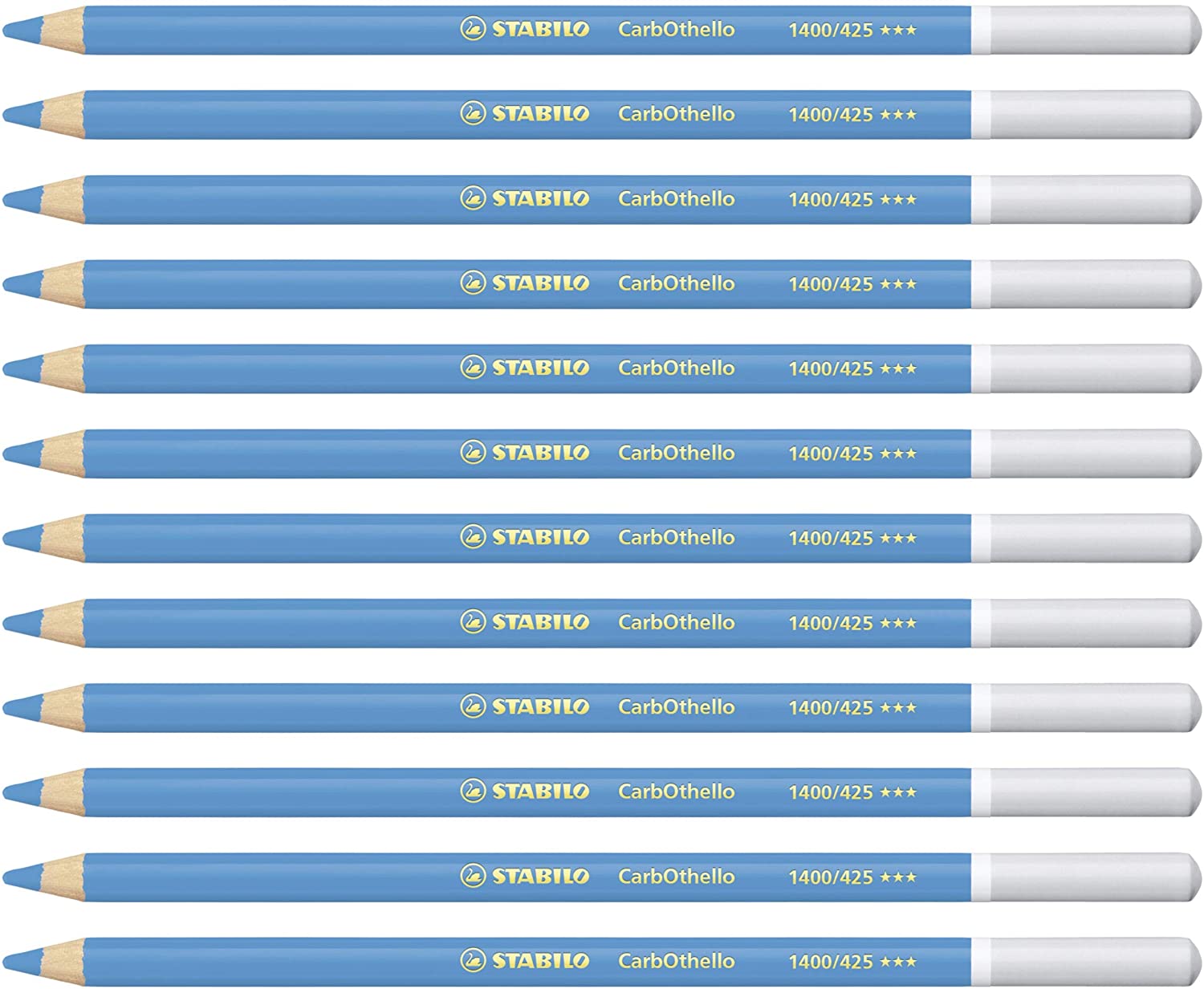 Premium Colouring Pencil – STABILO CarbOthello Pastel Pencil Box of 12 ...