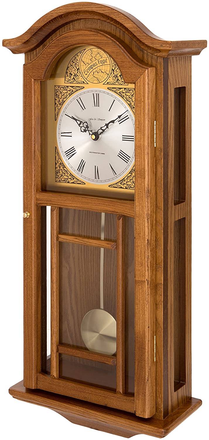 Fox and Simpson Kempston Pendulum Wall Clock (Oak) – BigaMart