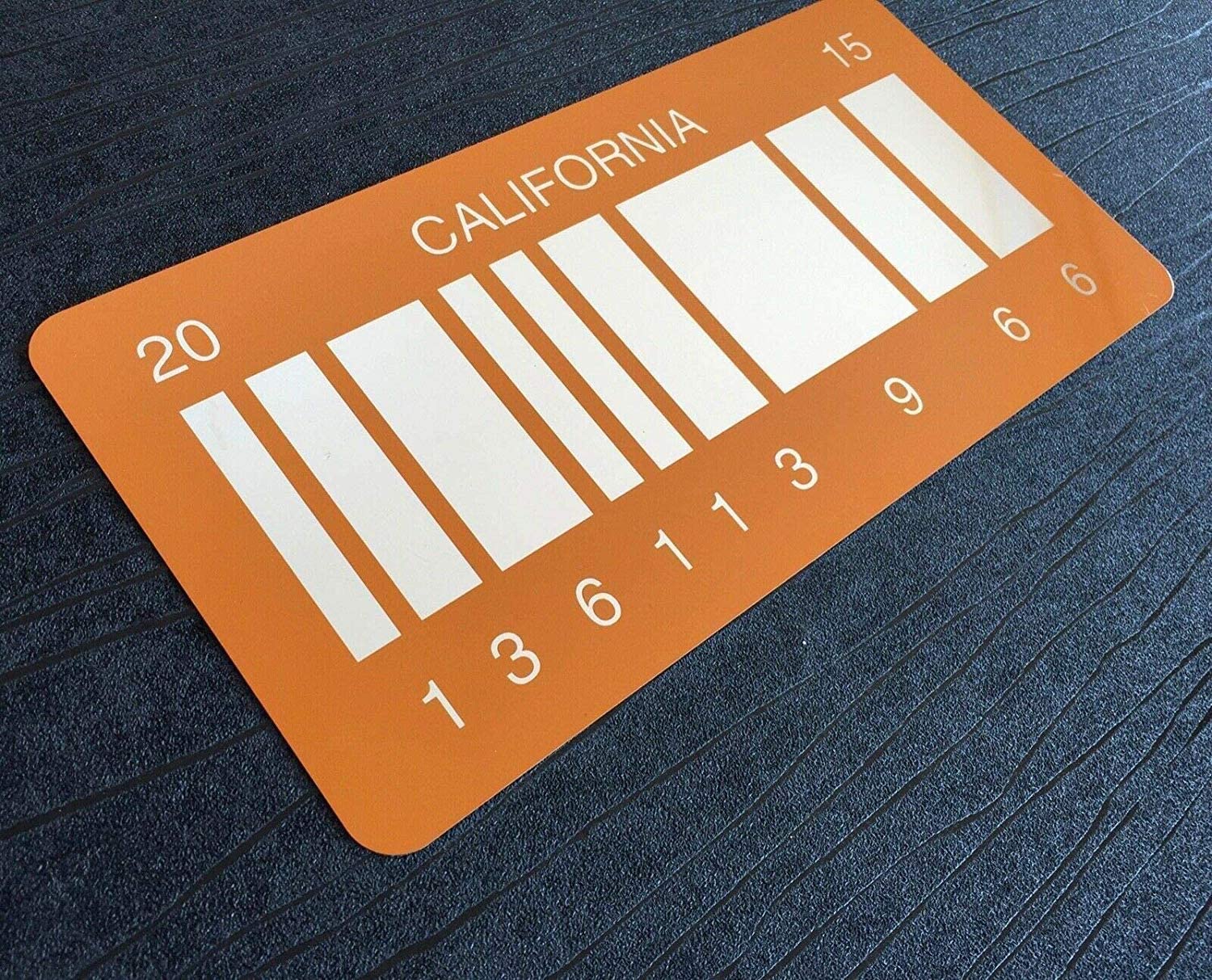 Super6props Back to the Future 2 Delorean replica prop license plate ...