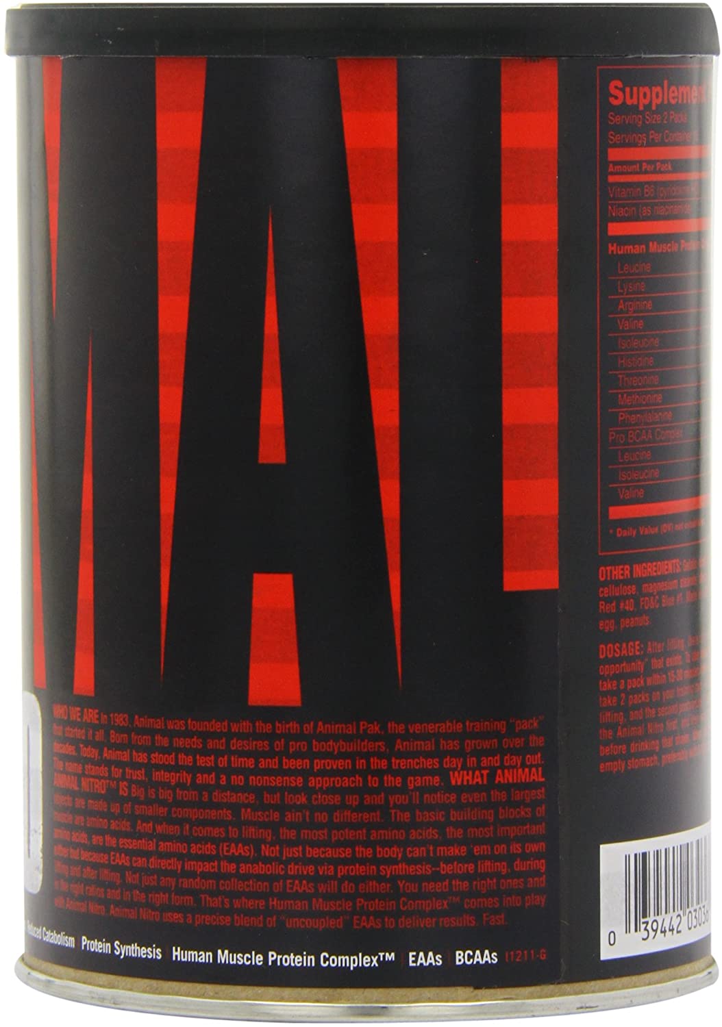 Animal Nitro Essential Anabolic EAA Stack x 30 packs – BigaMart