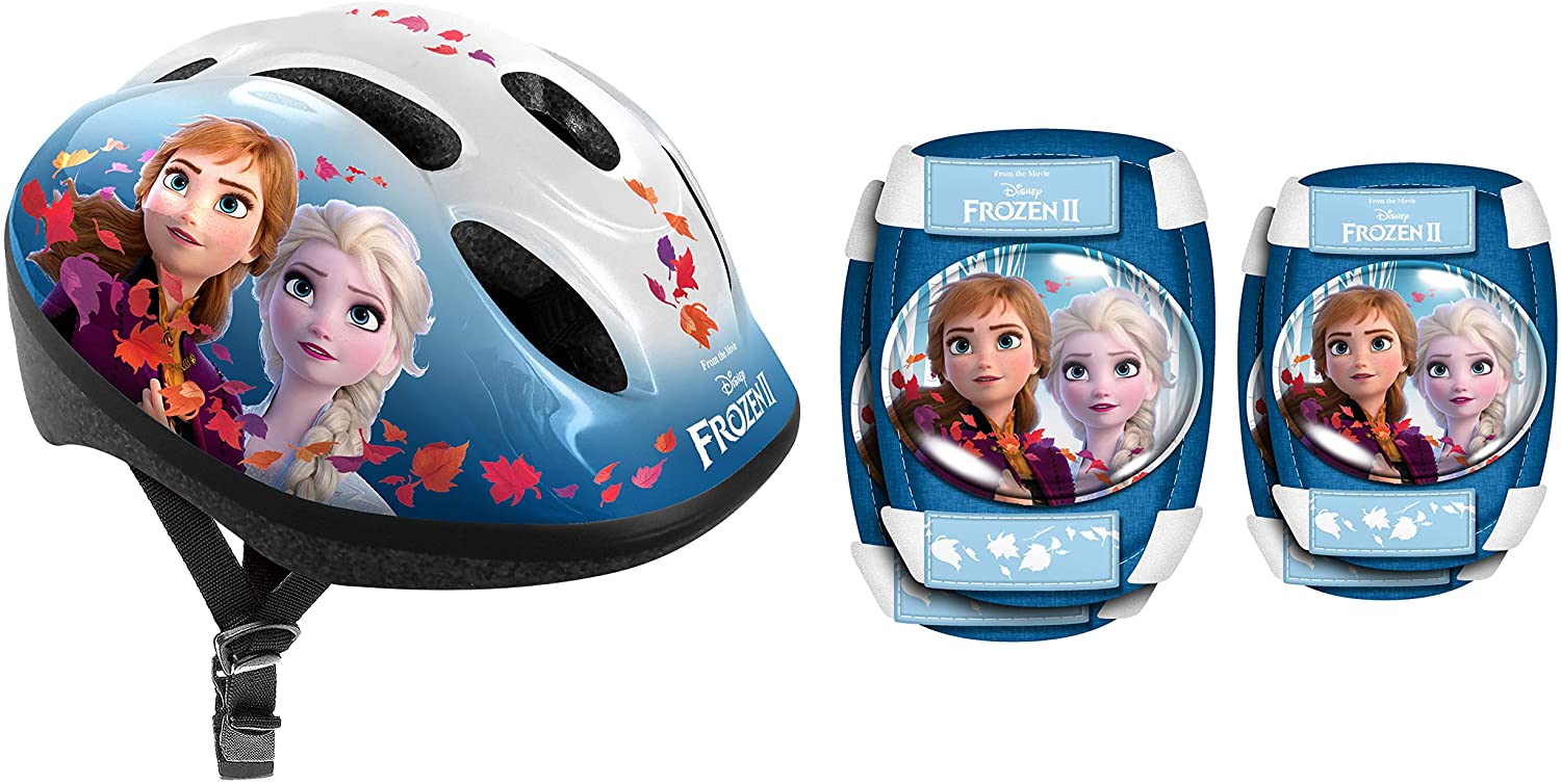Stamp Helmet + Elbow Pads/Knee Pads Frozen II Anna, Elsa, RN244507 ...