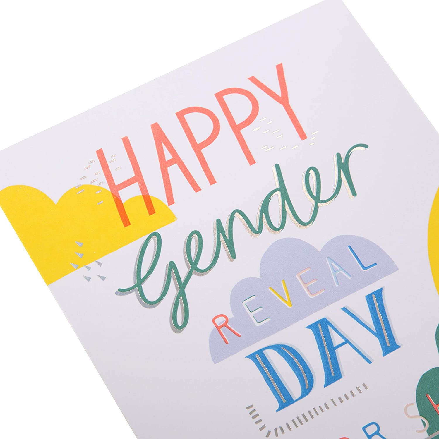 Gender Reveal Celebration Card from Hallmark – Contemporary Design with ...