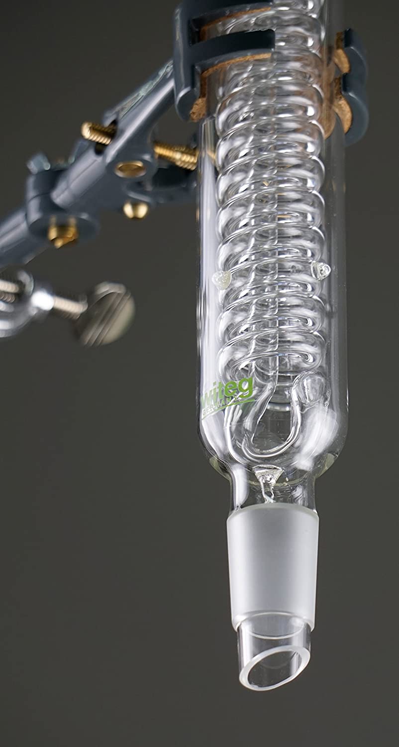 Witeg 1 740 200 Dimroth Cooler, Borosilicate Glass, Clear Glass – BigaMart