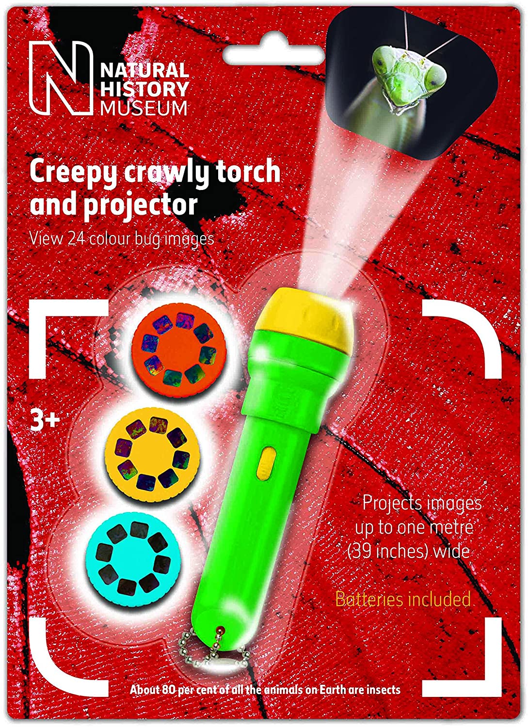 Natural History Museum Creepy Crawly Torch and Projector – BigaMart