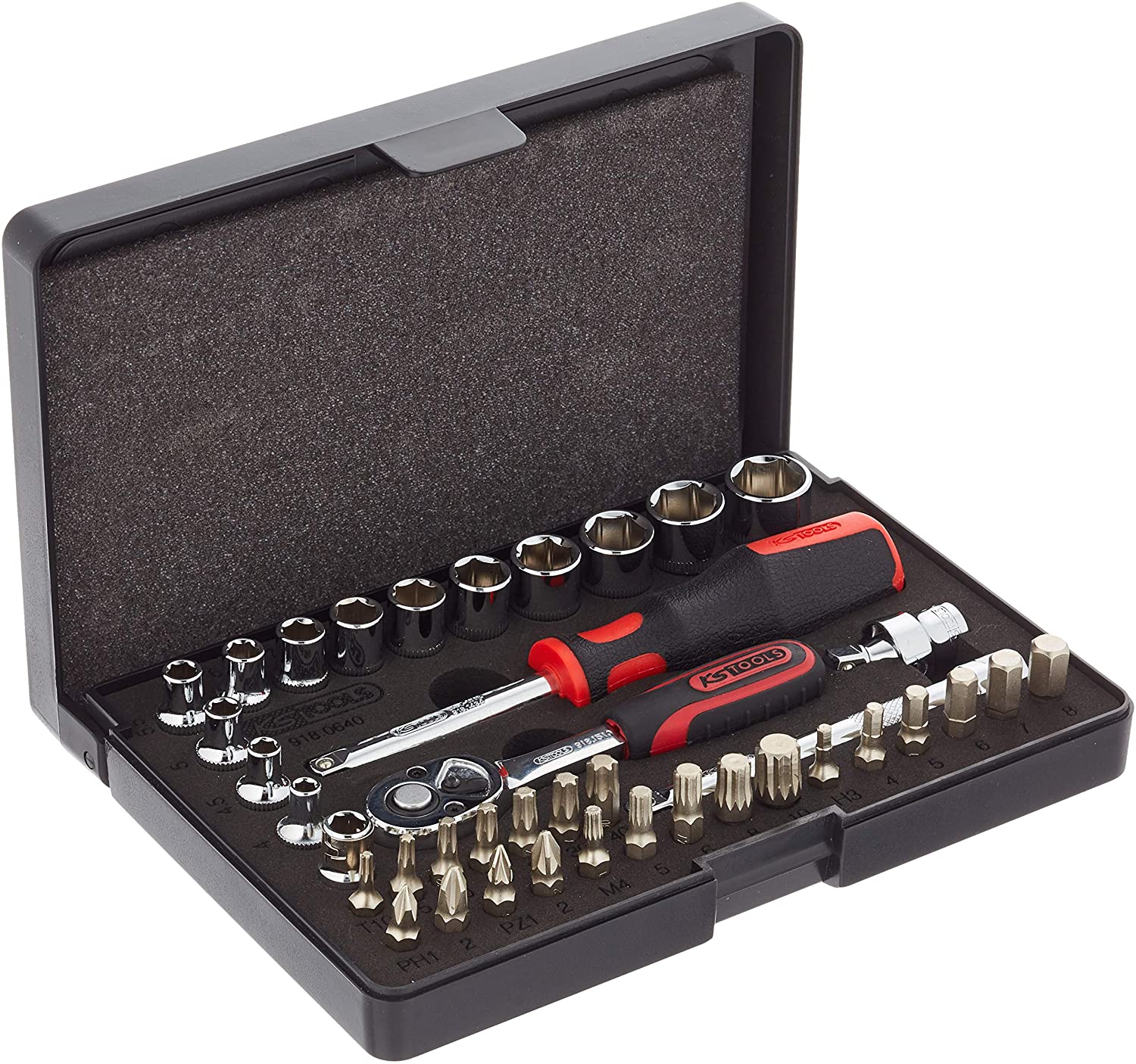 KS Tools 918.0640 1/4″ CHROMEplus Socket set, 40 pcs – BigaMart