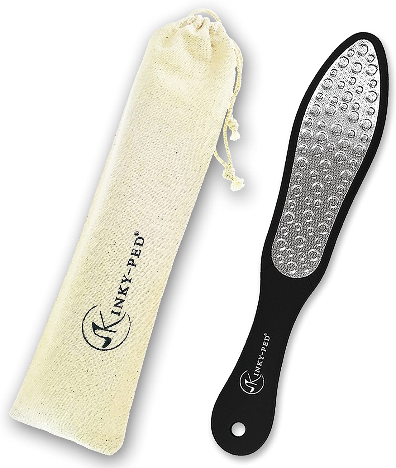KINKY-PED Laser-Cut Foot File, Double Sided Stainless Steel, High ...