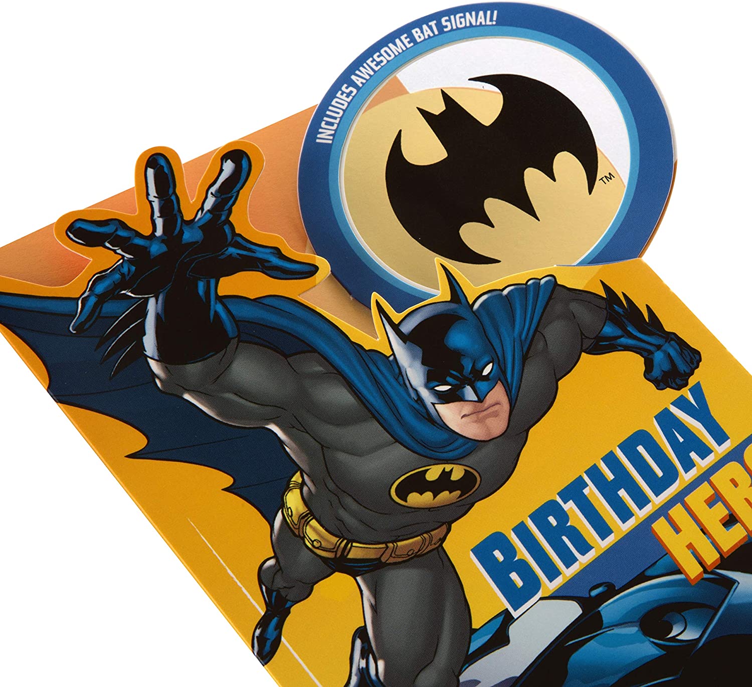 Hallmark Batman Birthday Card for Kids – With Bat Signal Projector ...