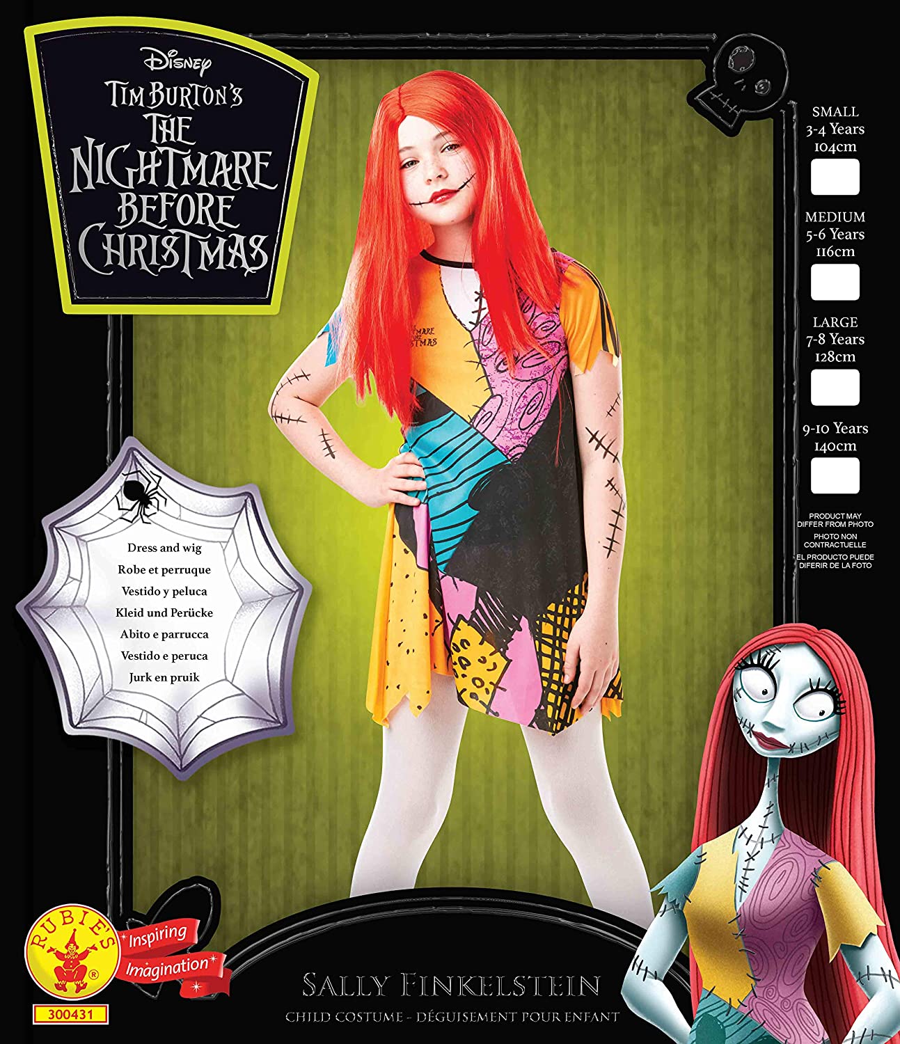 Rubie’s Official Sally Finkelstein, Disney Nightmare Before Christmas ...