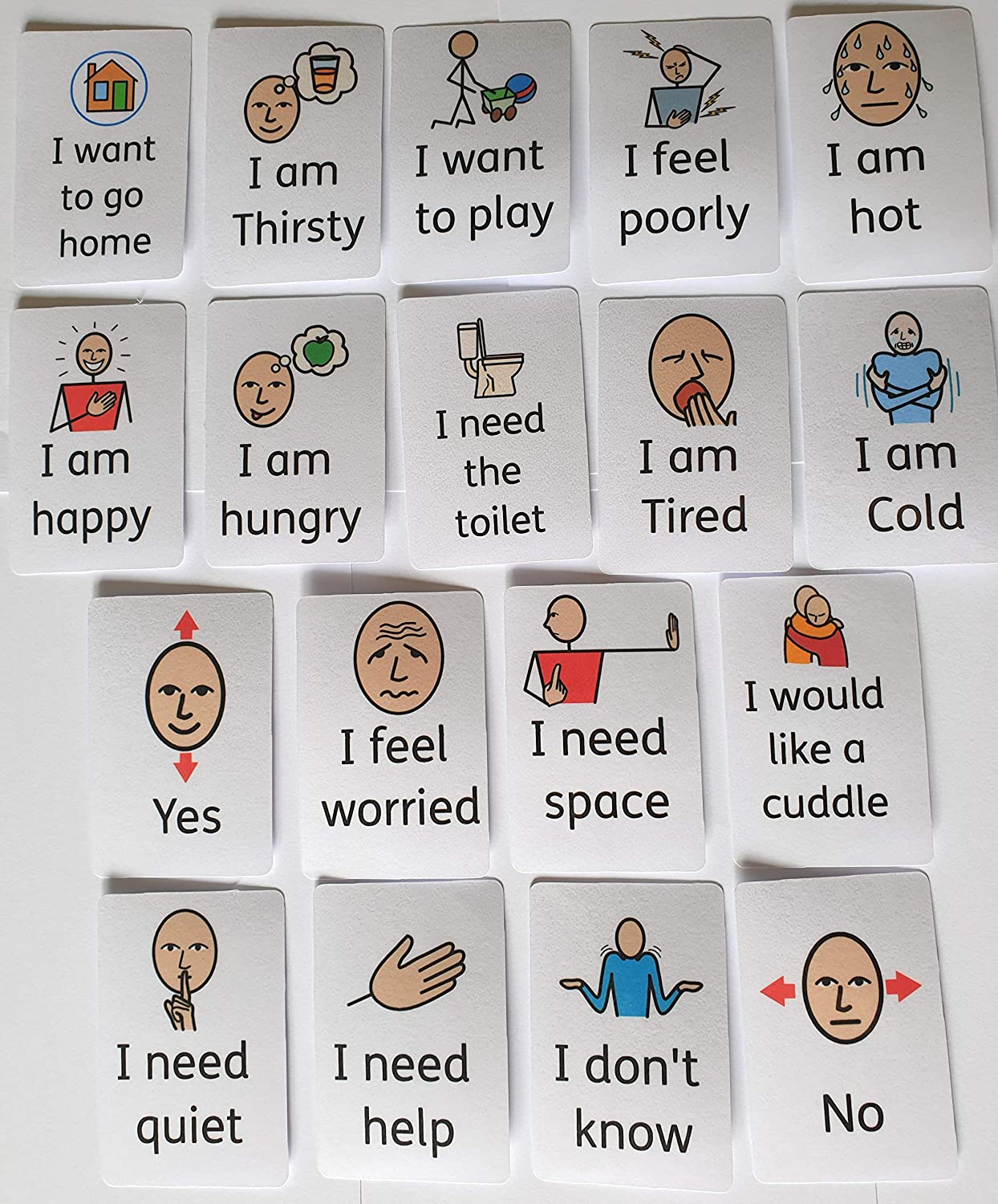 Learning Fun Resources Feelings and Wants Flash Cards – communication ...