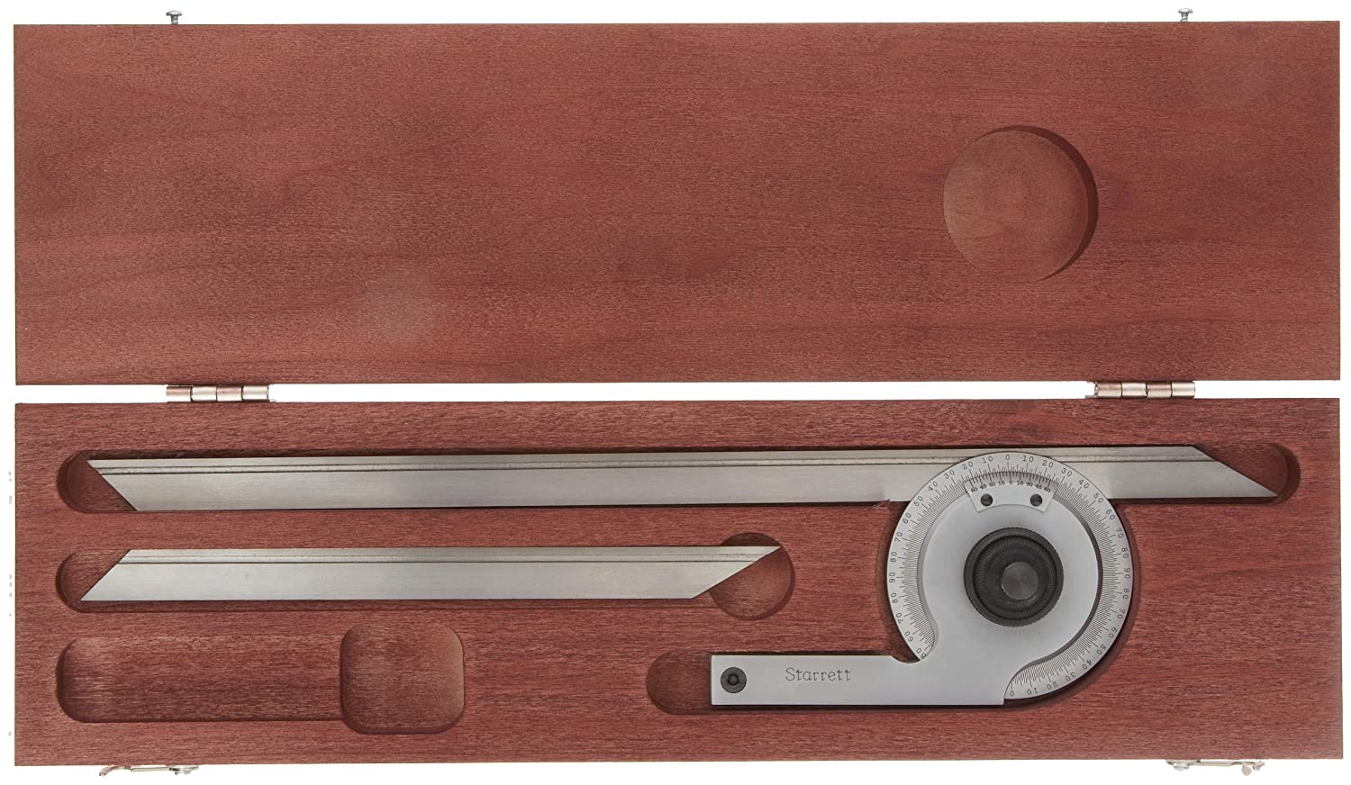 Starrett C359FZ Precision Universal Bevel Vernier Protractor, Through ...