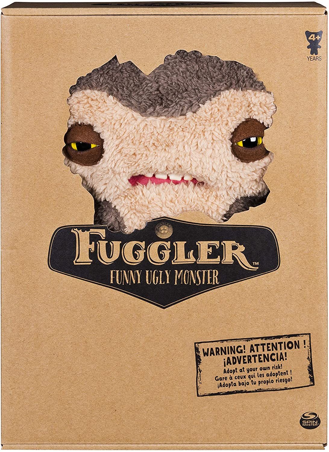 Fuggler 30cm Funny Ugly Monster – Scuffy Fox Monster Brown – BigaMart
