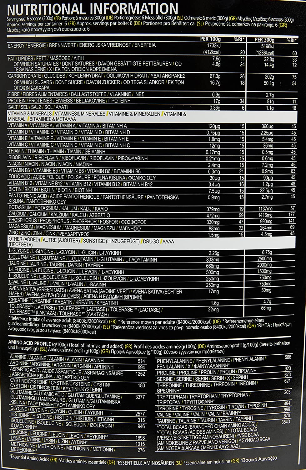 USN Hyperbolic Mass All-In-One Gainer Shake Powder, Vanilla, 2 kg ...