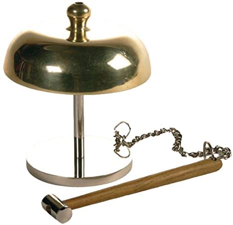 Unique Metal Unisex Adult Boxing Ring Gong, Stainless Steel – BigaMart