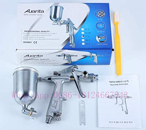 Auarita F3 LVLP Air Spray Gun Car Finish Painting 1.0mm Nozzle 125cc ...