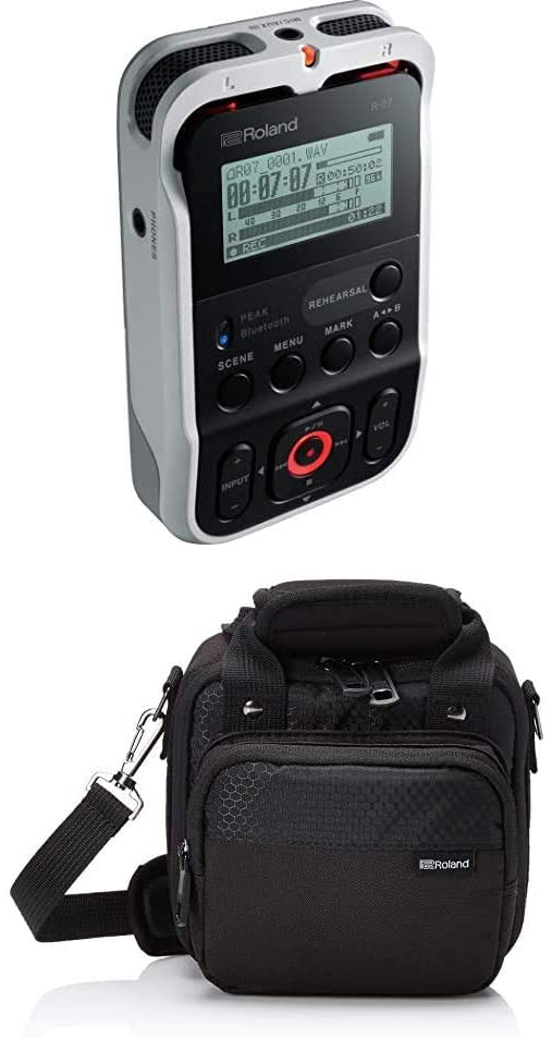 Roland R-07 White High-Resolution Portable Audio Recorder with Over ...