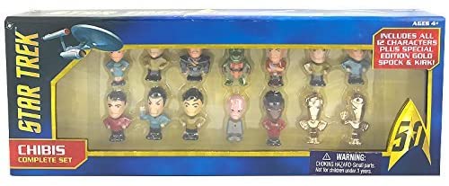 Chibis Star Trek 50th Anniversary Complete Mini Collectible Figure Set ...