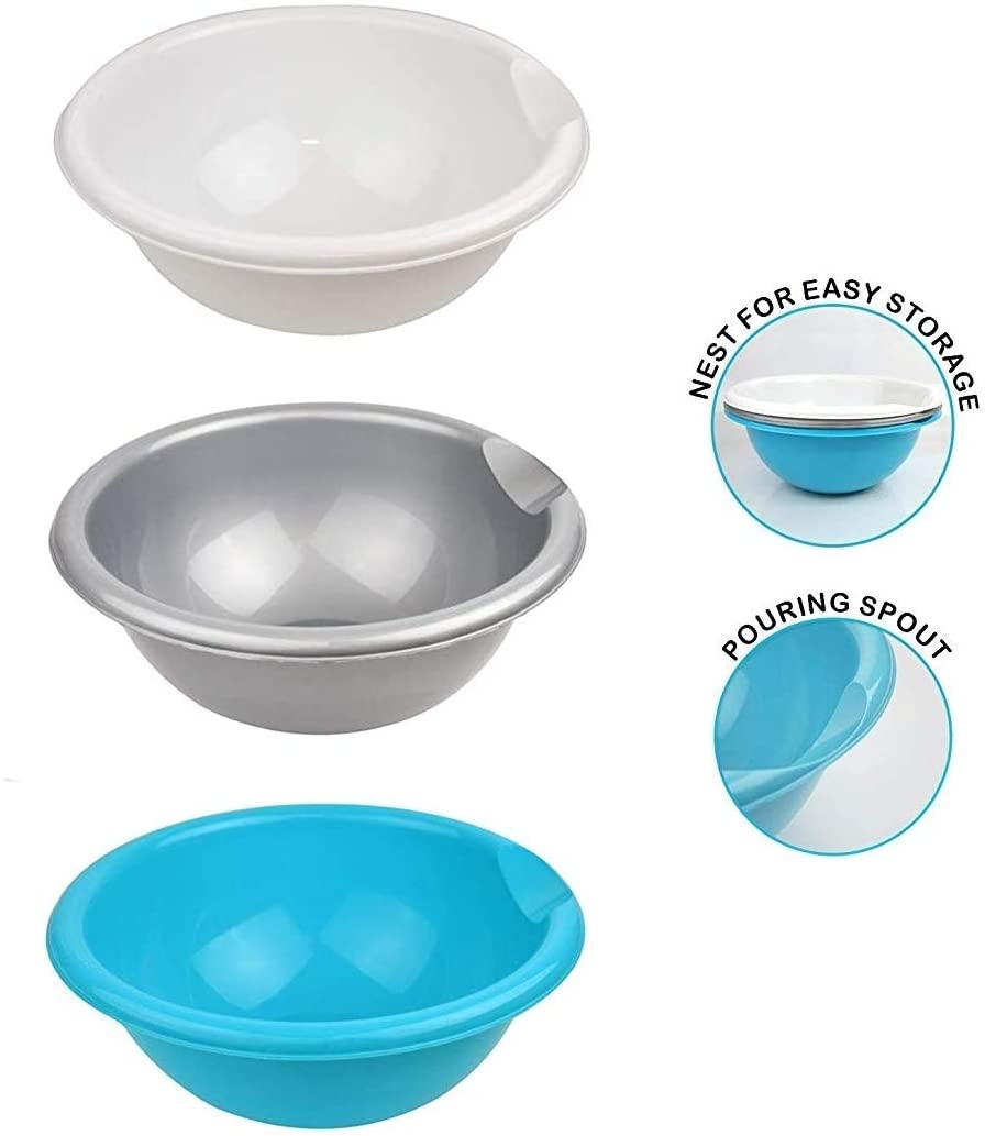 U-Cook Mixing Bowl Set – Nest Kitchen Cooking Bowls, Baking, Salad Or ...