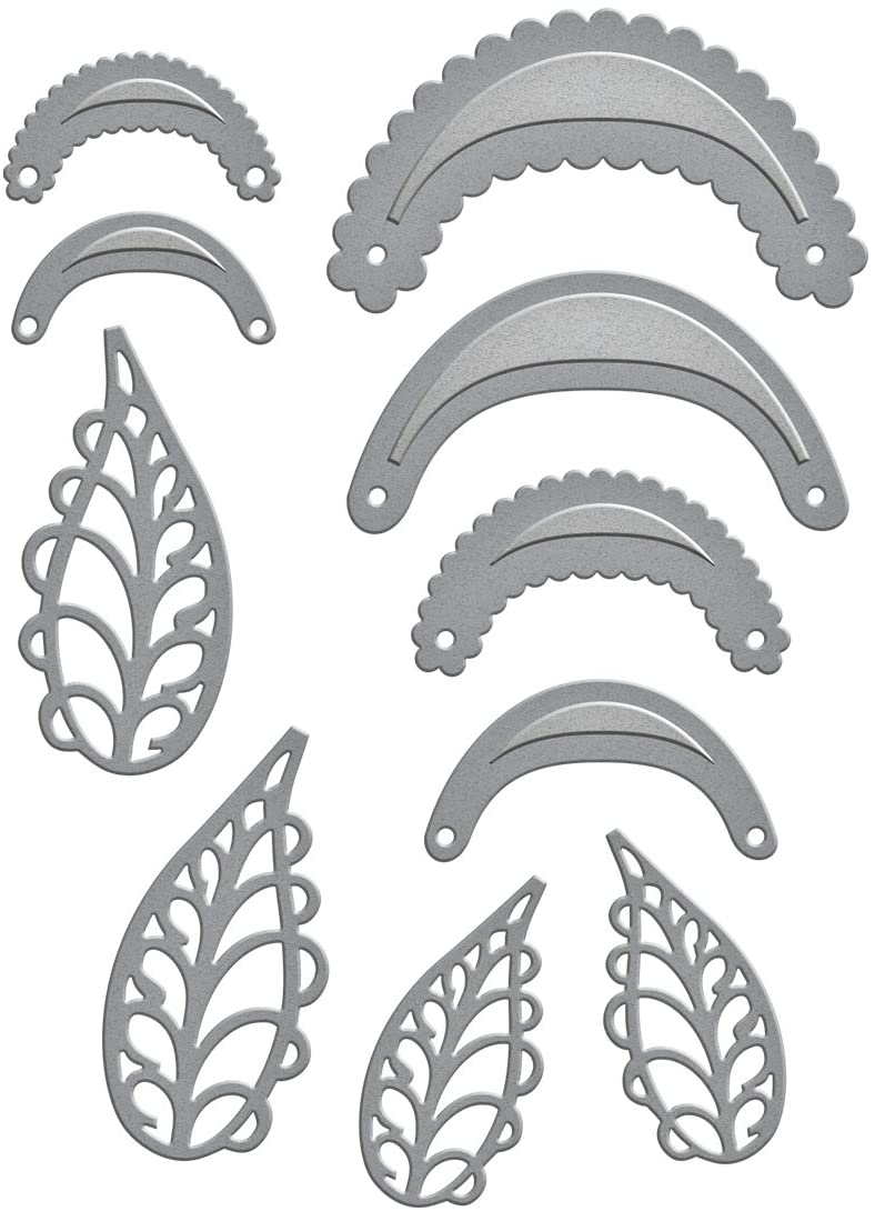 Spellbinders Spellbinders Designer Die-Stack And Fan Flowers, – BigaMart