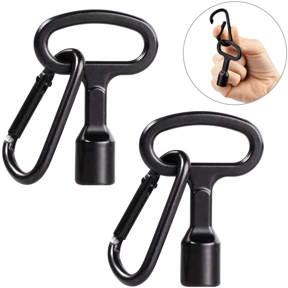 GOLRISEN Gas Meter Key,Electric Cabinet Key,2 Pack Triangle Meter Box ...