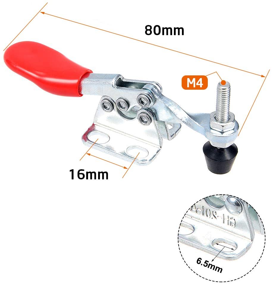 STARVAST 32MM Toggle Clamps, 500Lbs Holding Capacity Plunger Stroke ...
