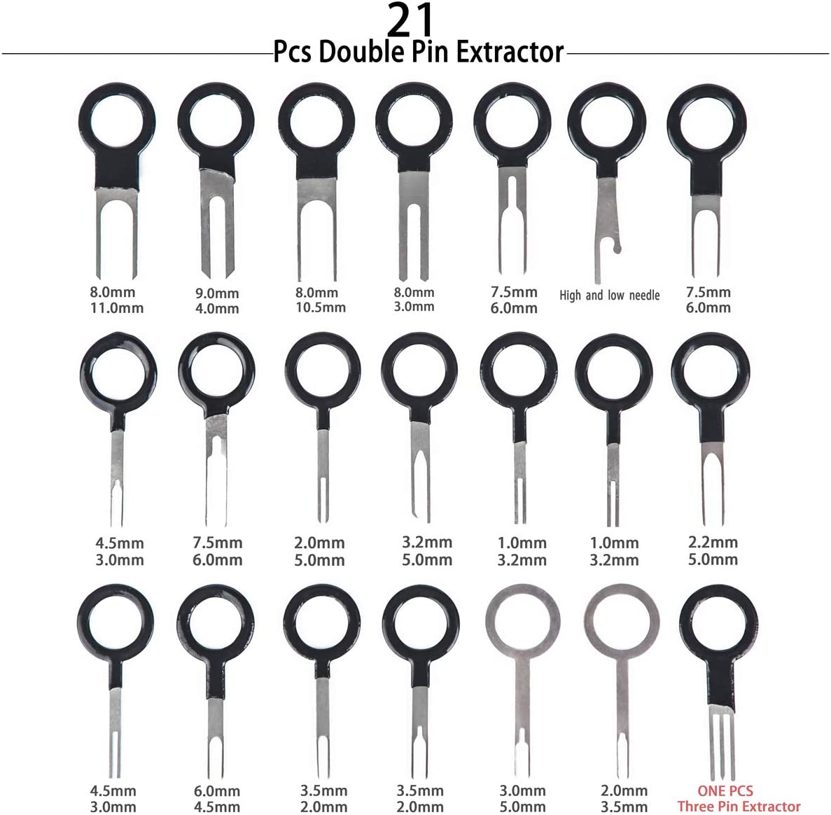 41 Pieces Car Terminal Removals Tool Set Car Pin Extractor Wiring for ...