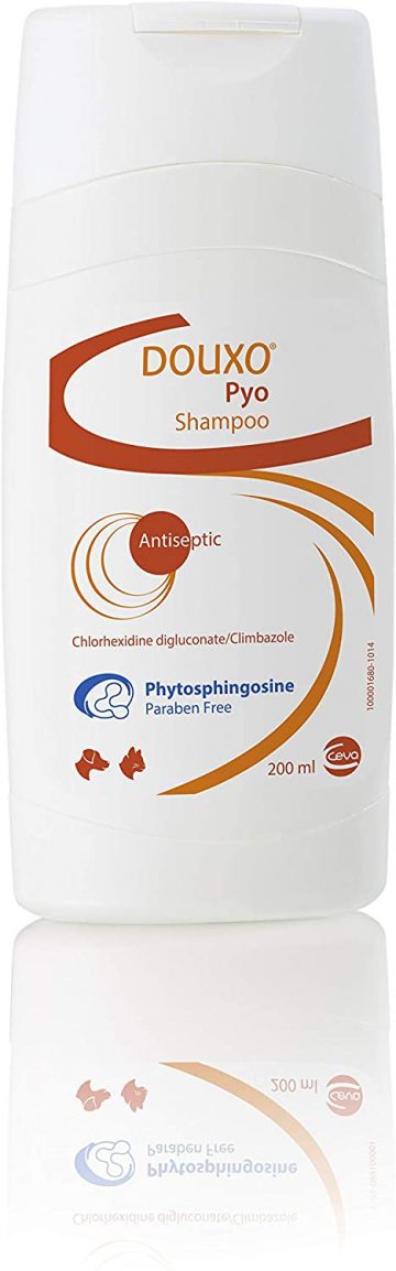 Douxo Pyo Mousse Vet Recommended Shampoo, 200 ml and Skin Wipes (30 ...