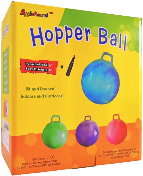 Retro Hopper (Adult Size) : 28in/70cm Diameter, Pump Included, Hop Ball ...