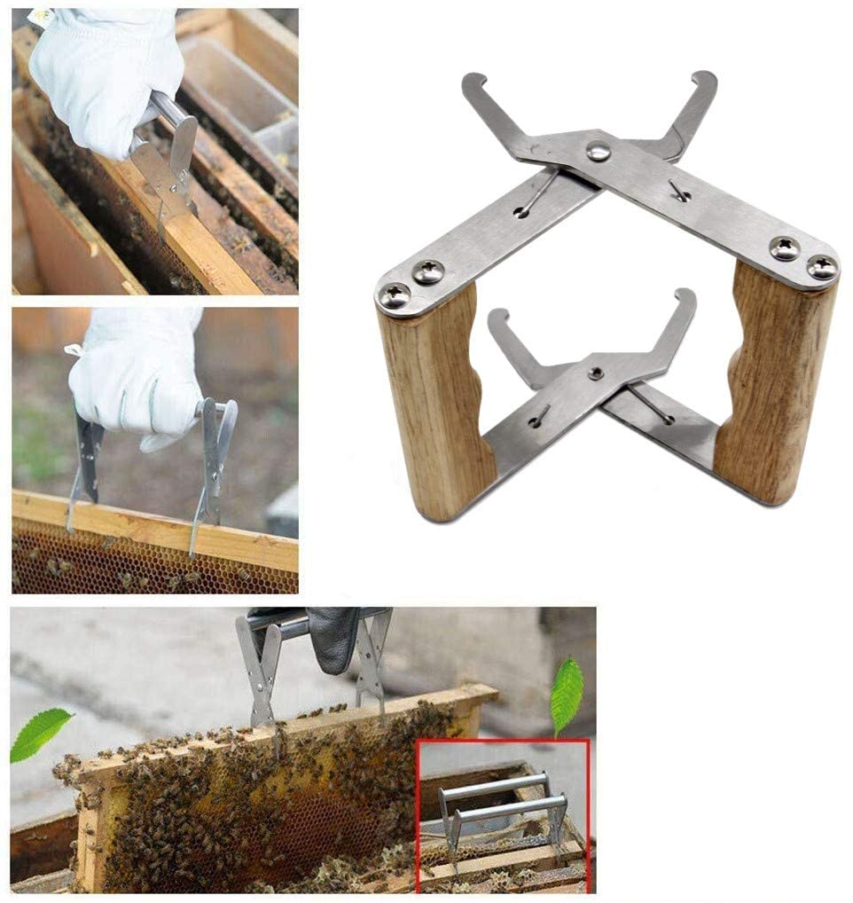 ALIXIN-Beekeeping Tools Nest Box Jig Beehive Tool with Wooden Handle ...