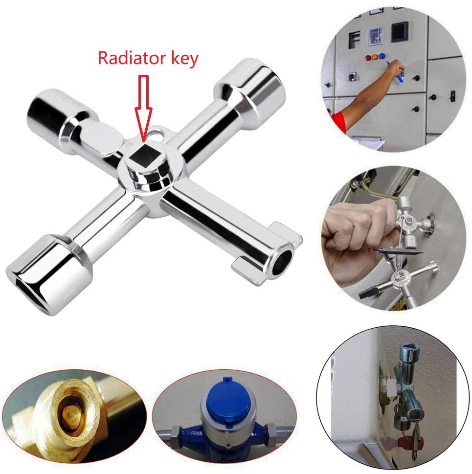 Aissy Mulfunctional Utility Key for Radiator Electric Gas Water Meter ...