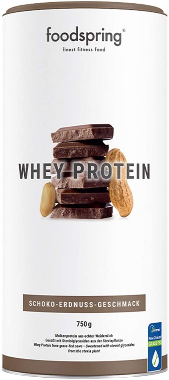 foodspring Whey Protein Powder, Chocolate Peanut Butter, 750g, Powdered ...