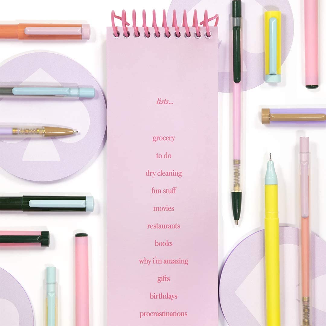 Kate Spade New York Black Ink Fine Tip Pen Set of 5, Colorblock – BigaMart