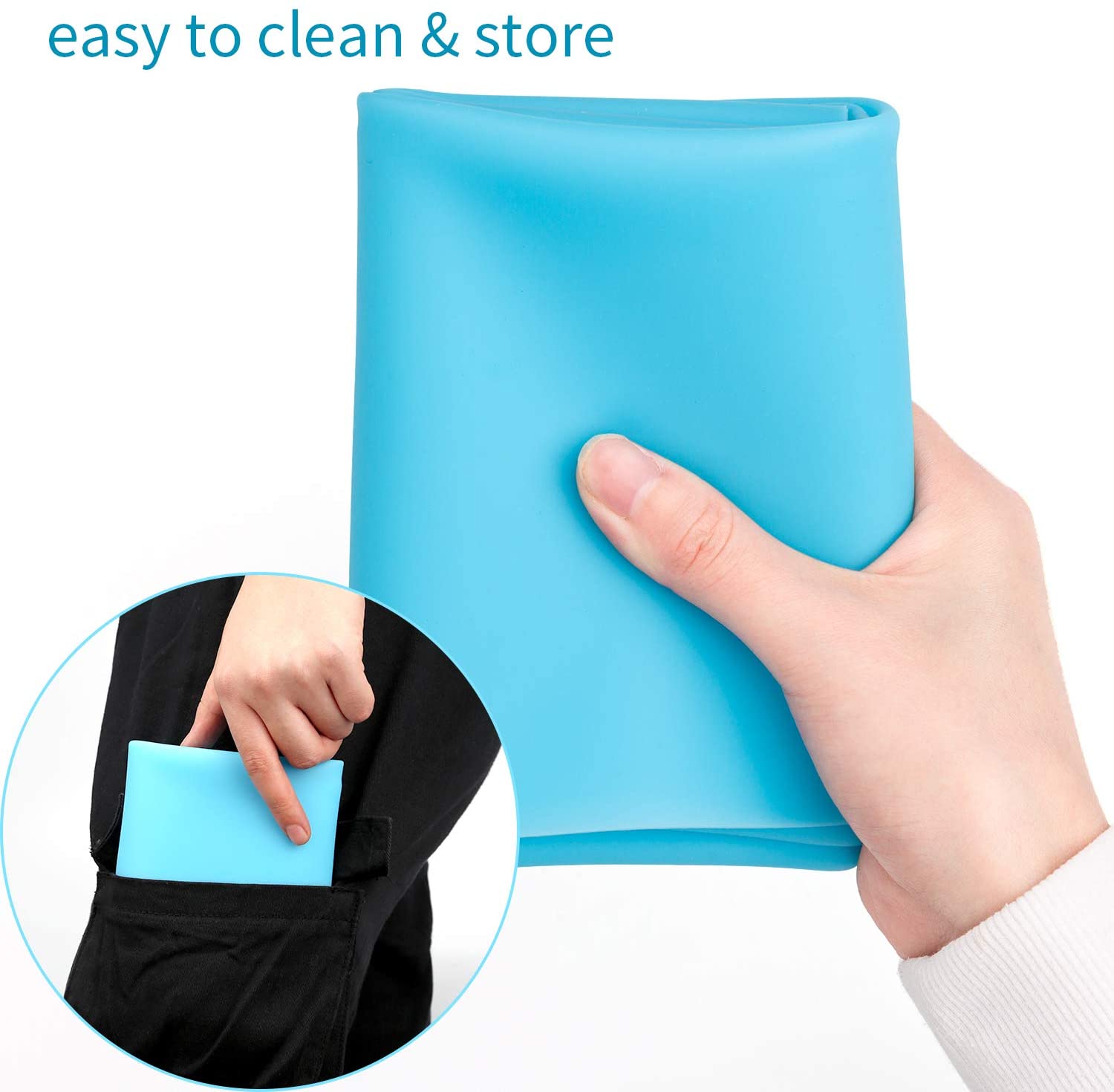LUTER Non-Slip Silicone Mat Muti-Function Waterproof Heat-Resistant 23. ...