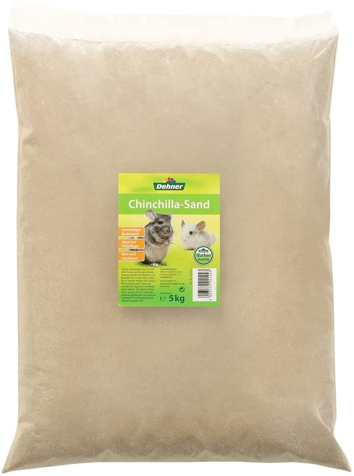 Dehner Chinchilla Sand – Containing Clay – 5kg – BigaMart