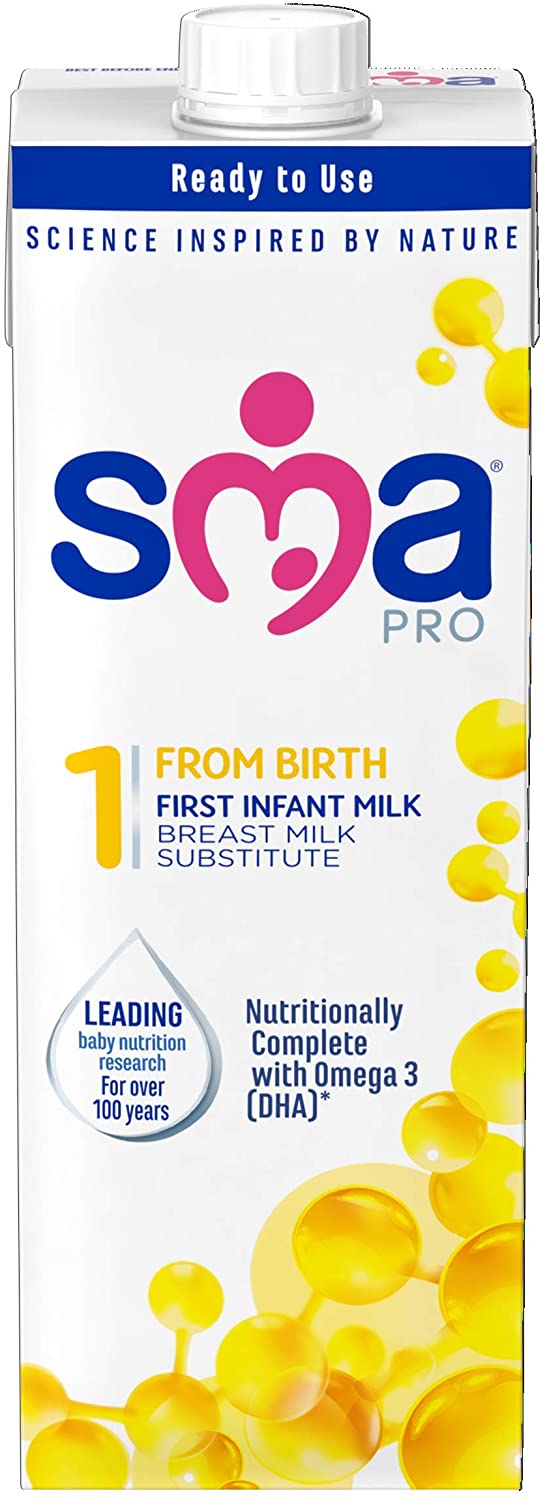 SMA Pro First Infant Milk from Birth, 1 Litre, Pack of 6 – BigaMart