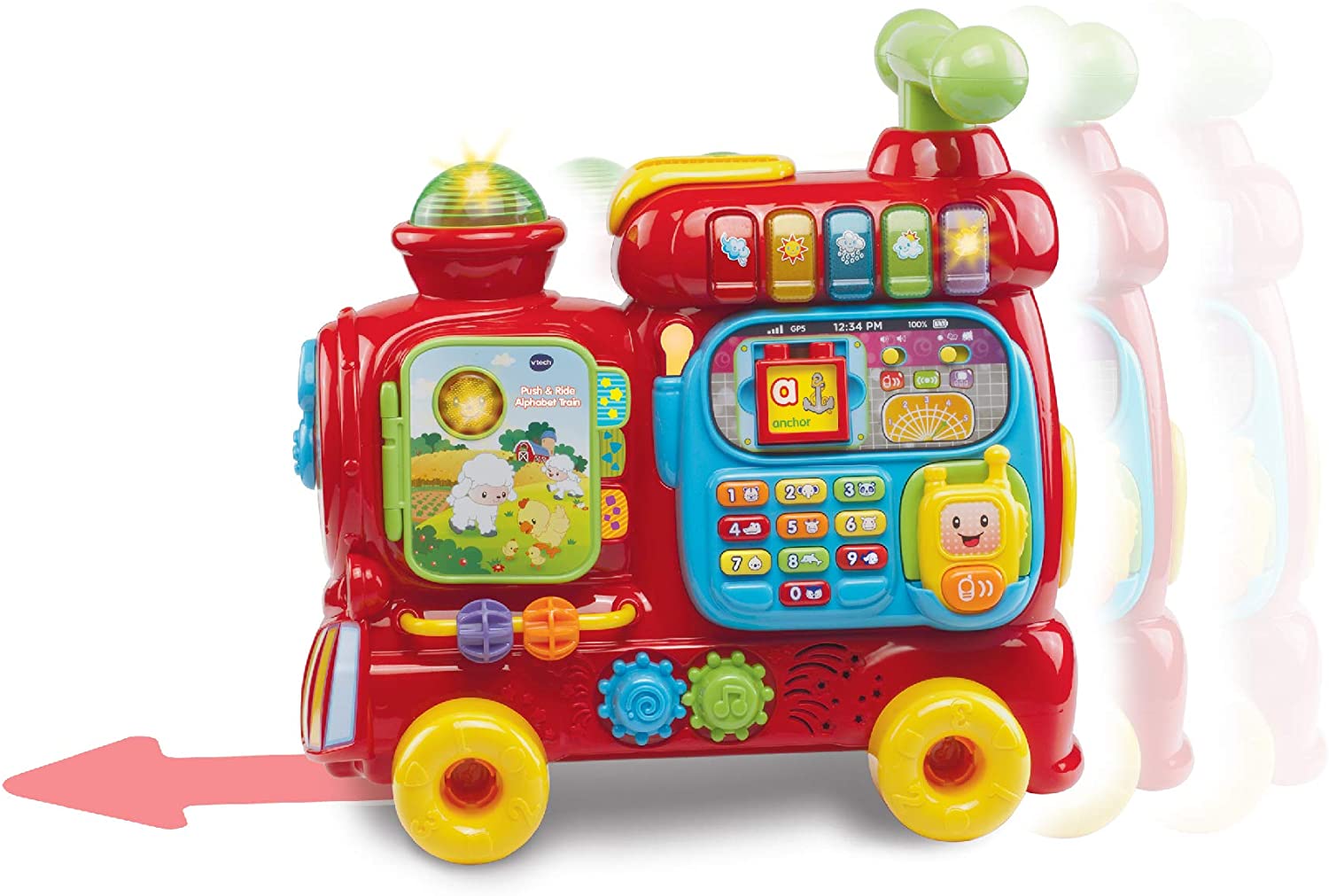 VTech Push and Ride Alphabet Train, Educational Toys, Baby Interactive ...