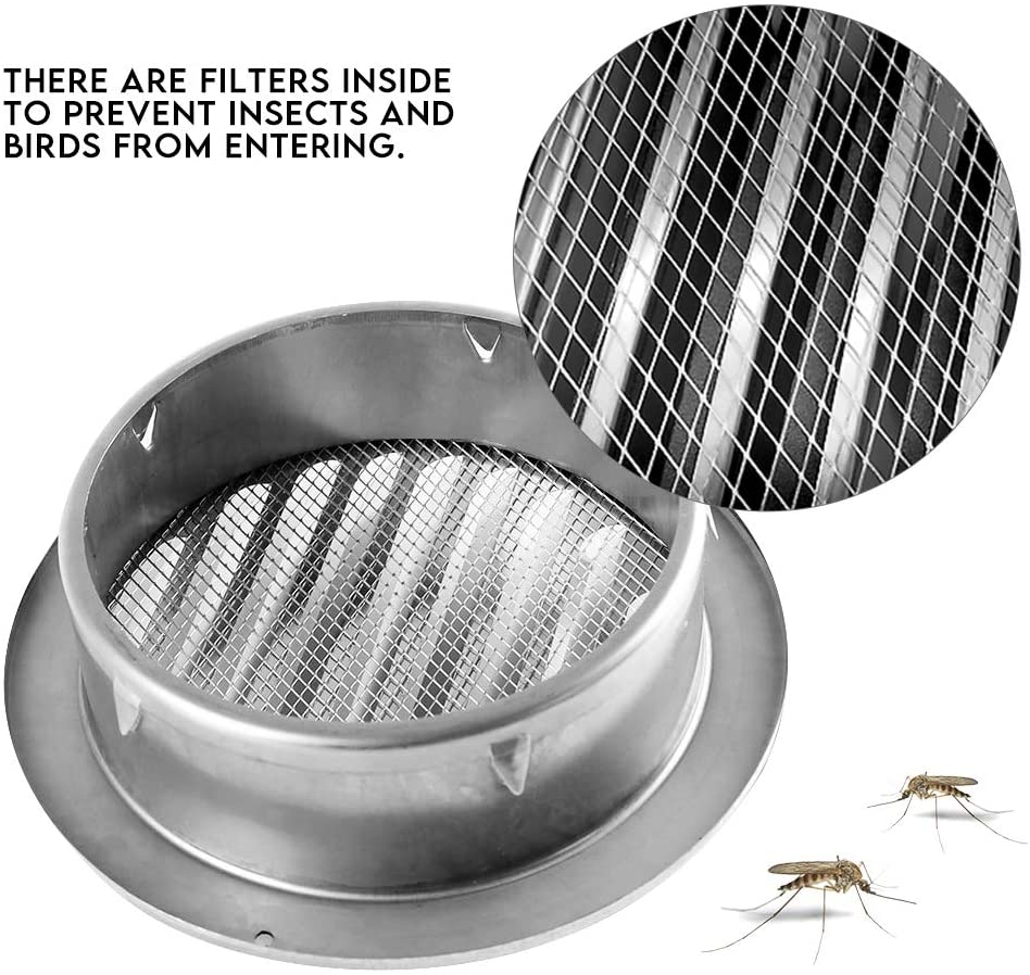 LQKYWNA Stainless Steel Air Vent Sphere Ventilation Grille Thicken Hood ...