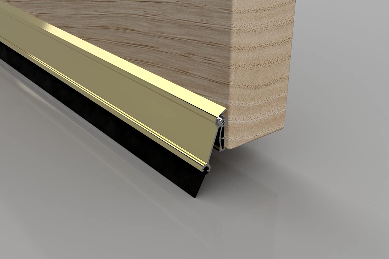 STORMGUARD 14SR5340914G 914 mm AT3 Automatic Door Threshold-Gold Effect ...