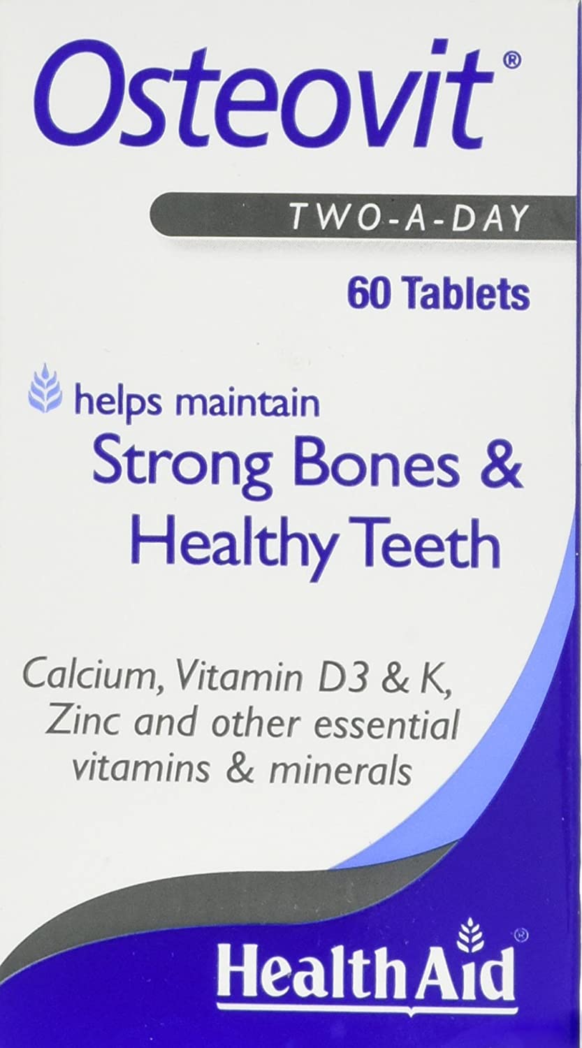 HealthAid Osteovit – Calcium, Vitamin D – 60 Tablets – BigaMart