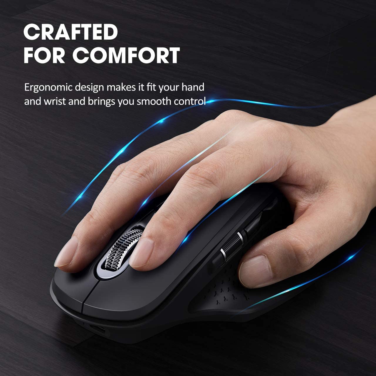 VicTsing Wireless Mouse Multi-Device, Rechargeable Bluetooth Mouse ...
