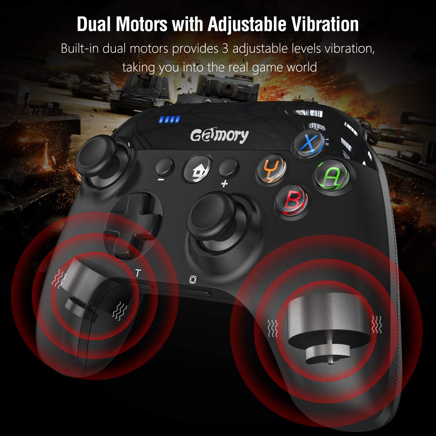 Gamory Wireless Controller for Nintendo Switch, Wireless Pro Controller ...