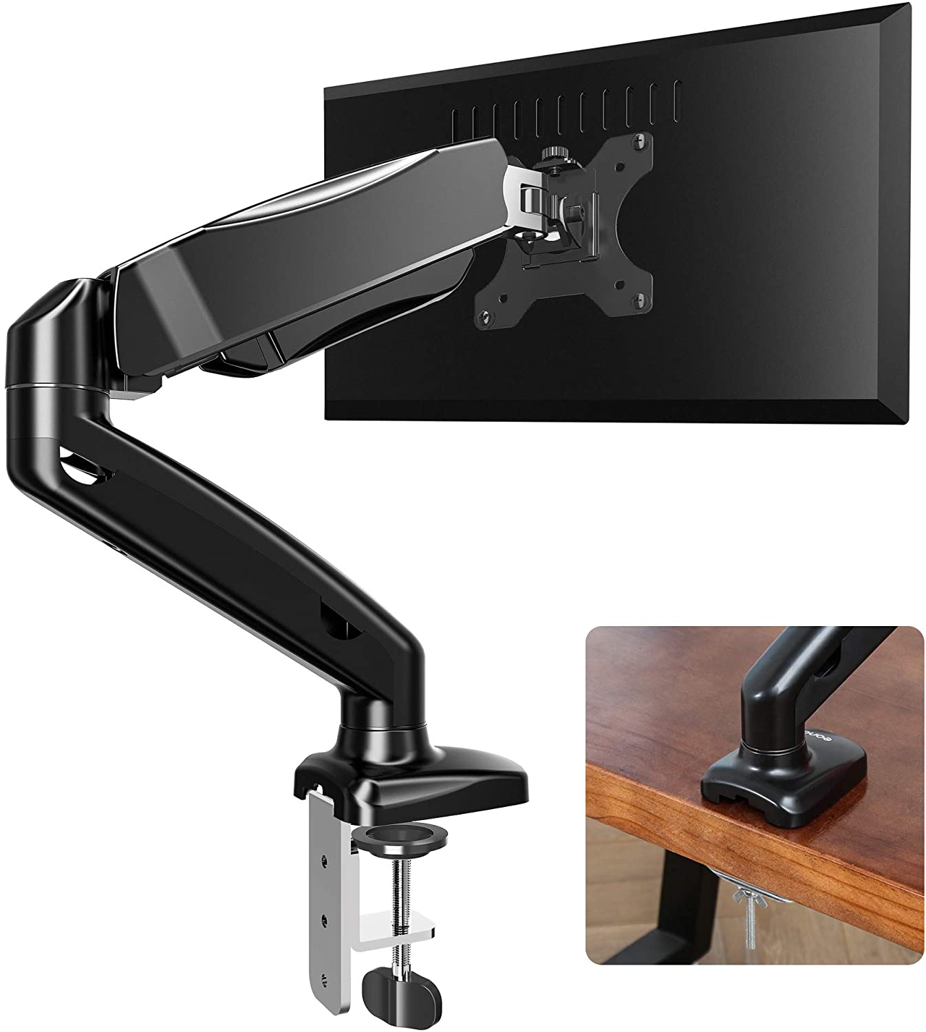 Amazon Brand-Eono by Amazon Monitor Arm Adjustable Gas Spring Full ...